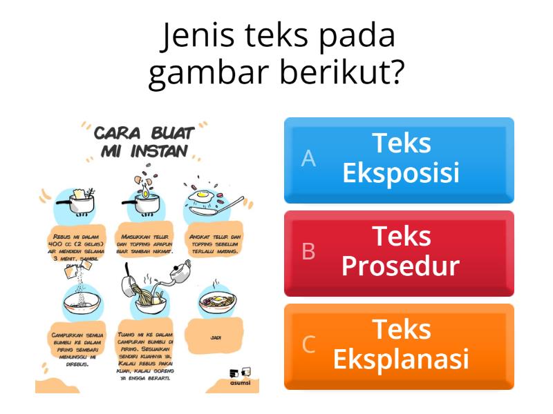 GAME TEKS PROSEDUR - Quiz