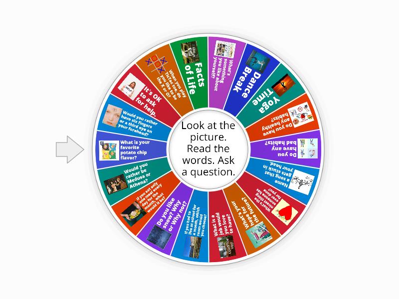 Conversation Wheel - Spin the wheel