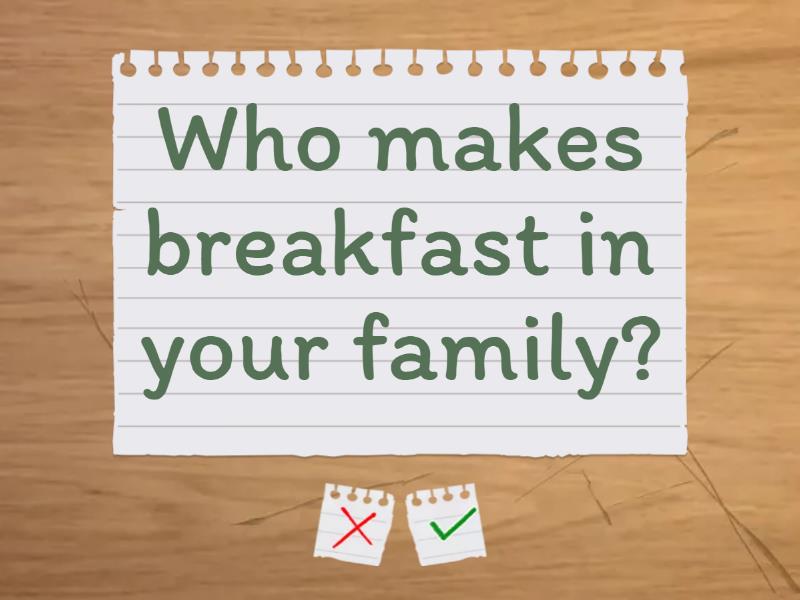 Housework - Flash cards