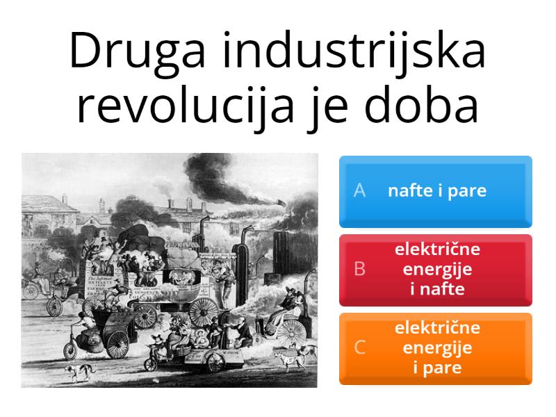 Druga industrijska revolucija - Quiz