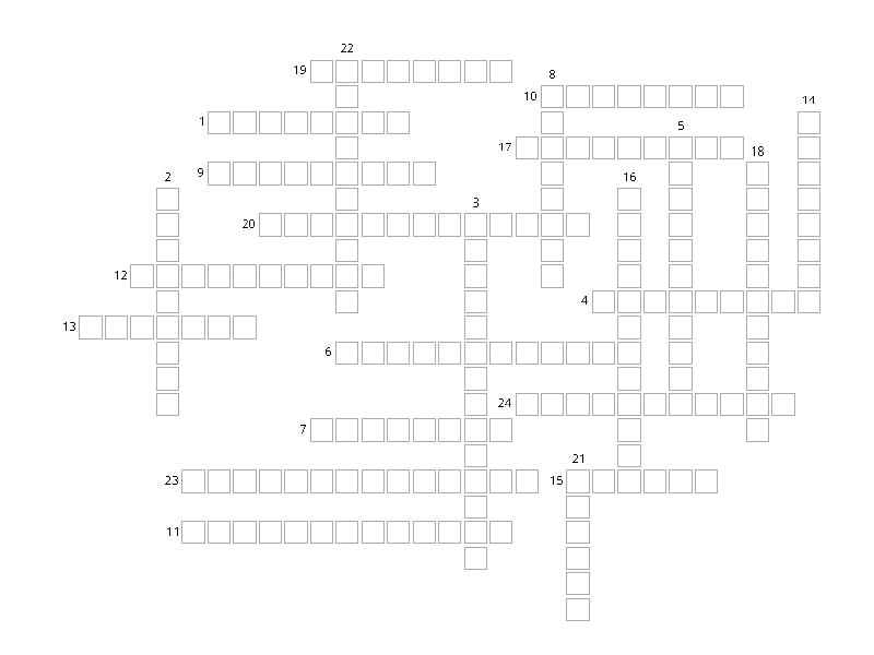 Passato prossimo - verbi irregolari - Crossword