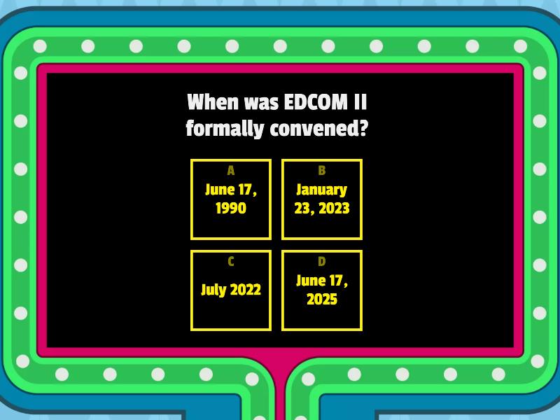Pre-Test (EDCOM II REPORT AND THE FINDINGS’ IMPLICATIONS TO EDUCATIONAL ...