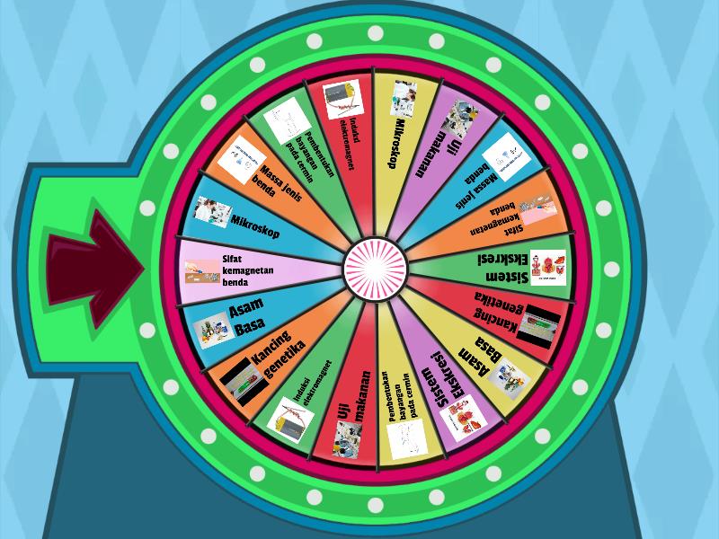MATA UJI PRAKTEK IPA - Spin the wheel