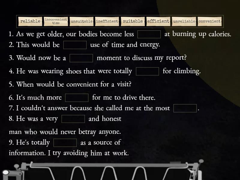 Stay connected at all times, adjectives - Complete the sentence