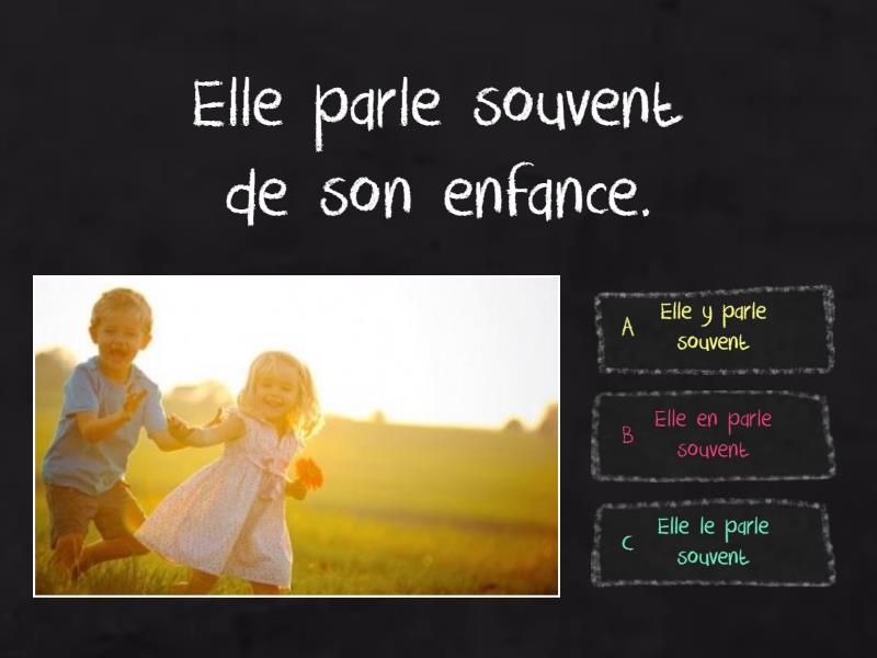 Les pronoms EN et Y - Quiz