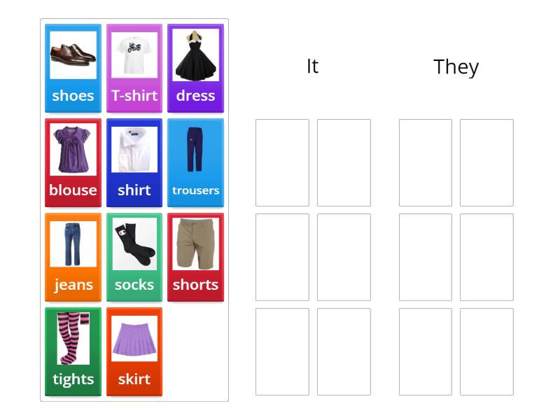 Form 4 U7 L1 It or They - Group sort