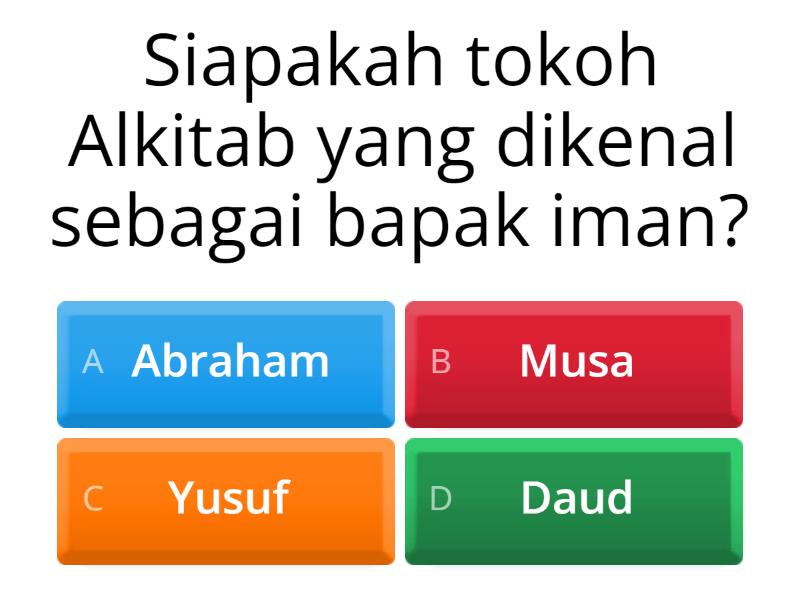 KUIS ALKITAB - Quiz
