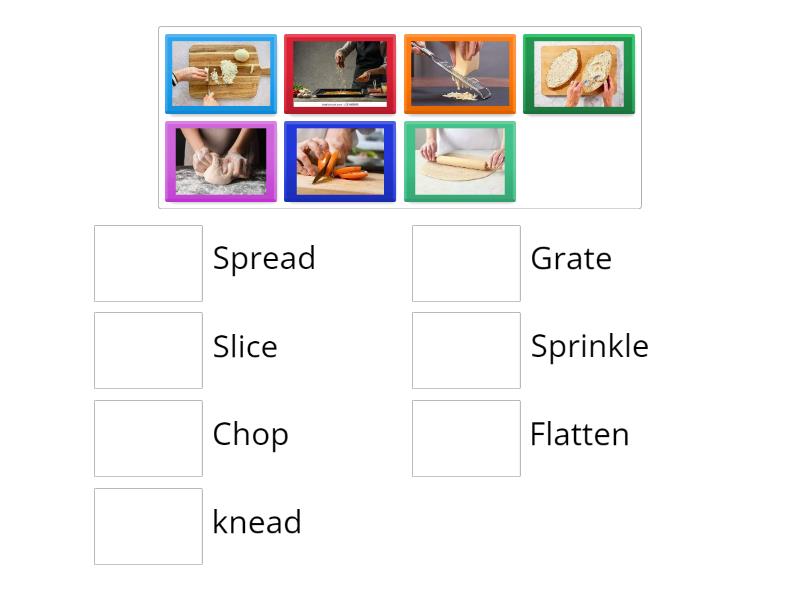 Cooking verbs-pizza - Match up