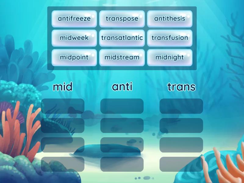 U4 Wk 2 Spelling Words - Group sort