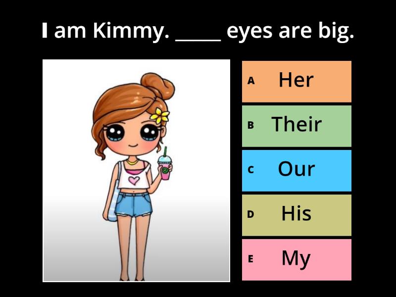 1B_Ch.2_possessive adjectives - Quiz