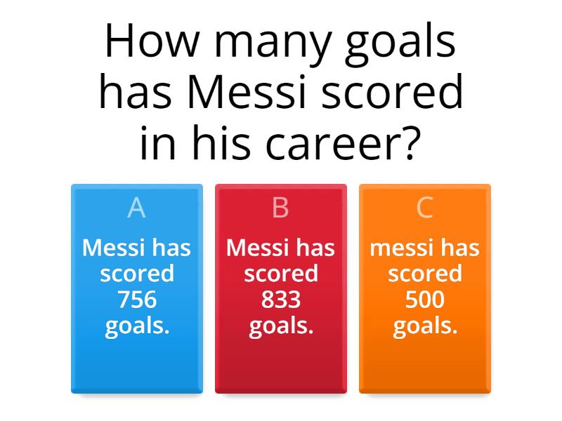 Messi questions - Quiz