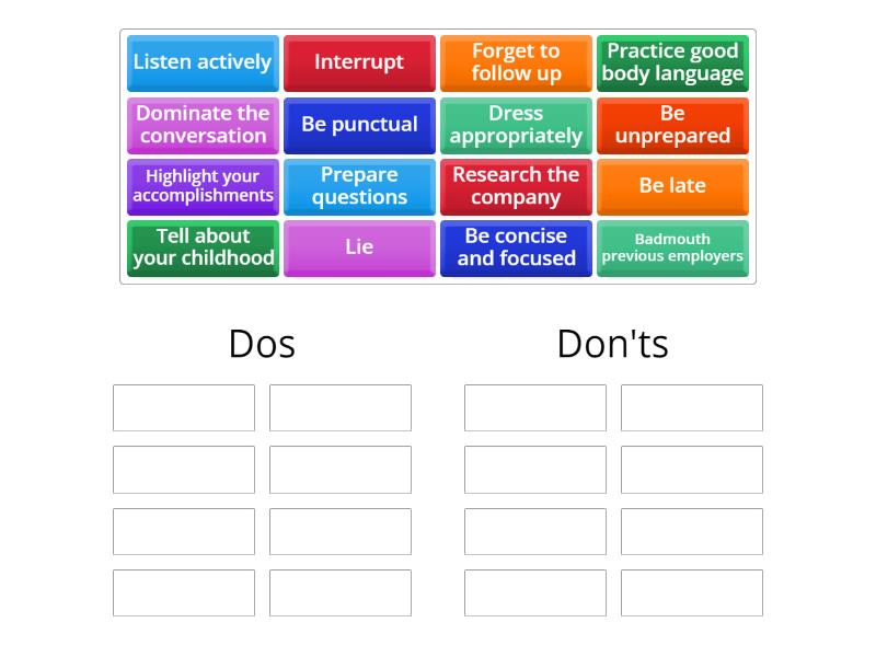 group-job-interview-group-sort