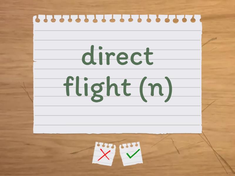 Vocabulary "Airport" - Flash cards