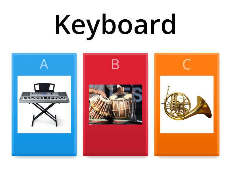Musical vocabulary - Quiz