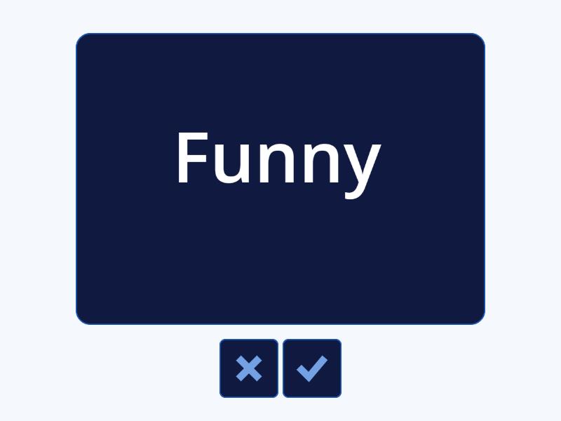 Adjectives to describe - Flash cards