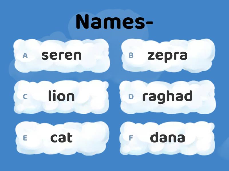 names - Quiz