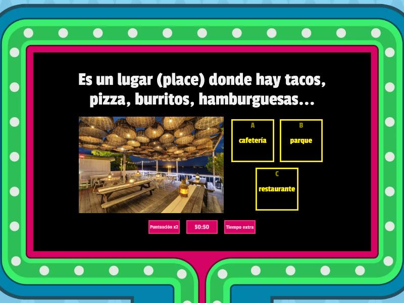 Lugares de La ciudad - Gameshow quiz