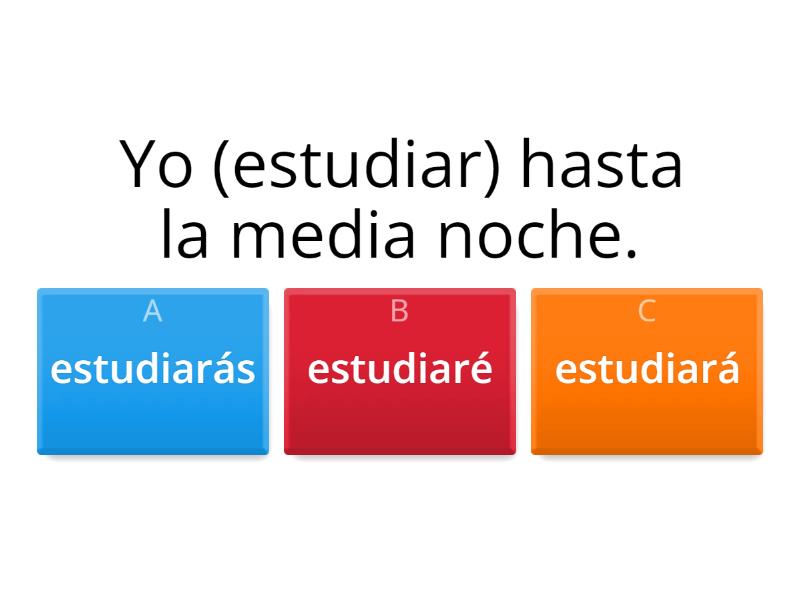 Futuro simple (verbos regulares) - Quiz