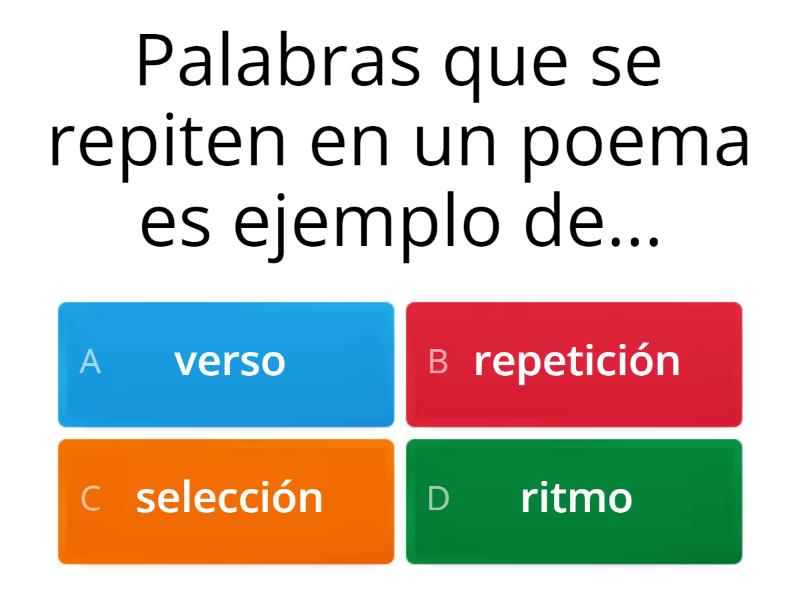 Unidad 4 Semana 5 y 6, elementos literarios - Quiz
