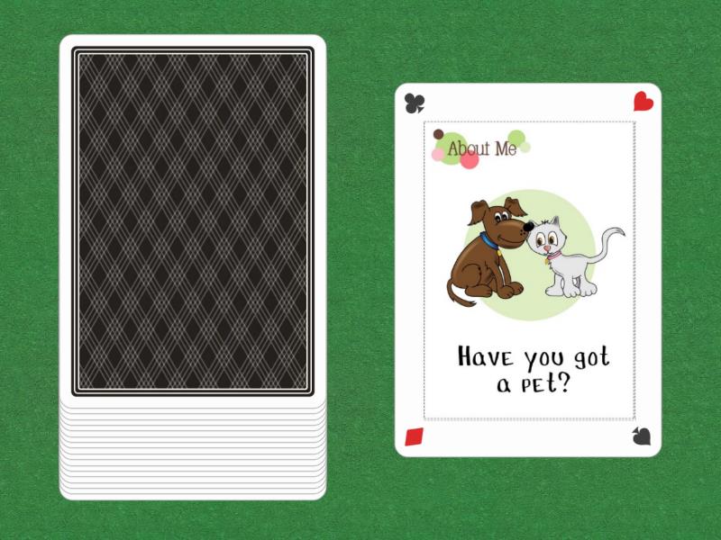 All about me - Speaking cards