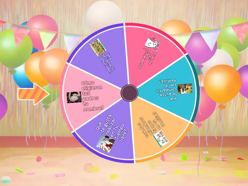 Identifico la historia para mi ubicación temporal - Spin the wheel