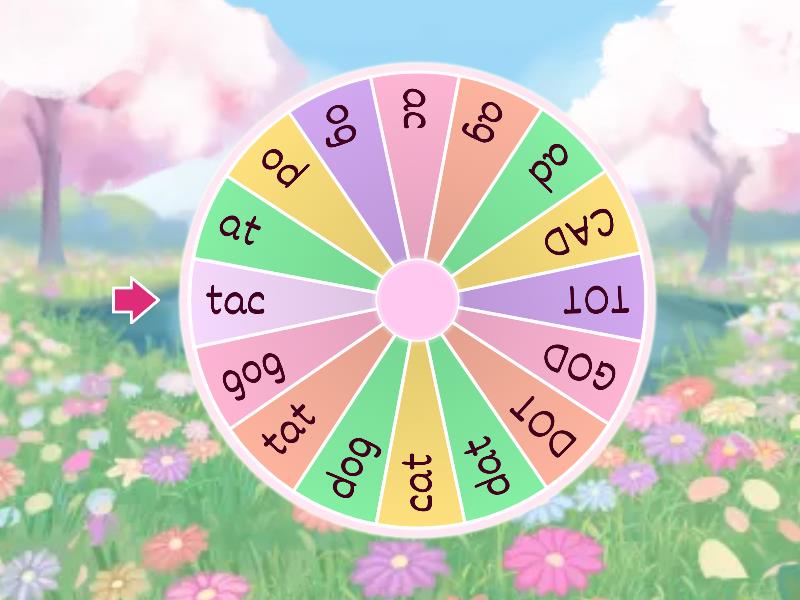cvc lesson 2 - Spin the wheel