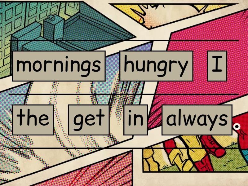 Copular Verbs - Examples - Reordenar