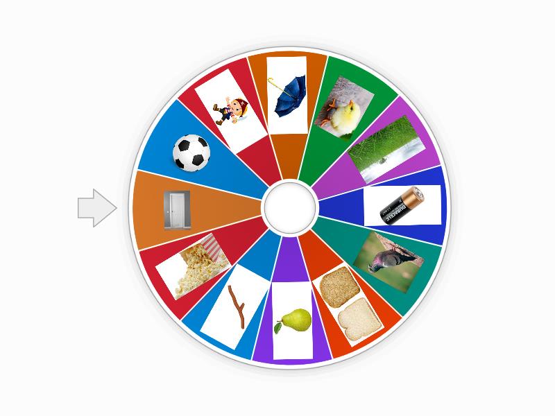 fonema p - Spin the wheel