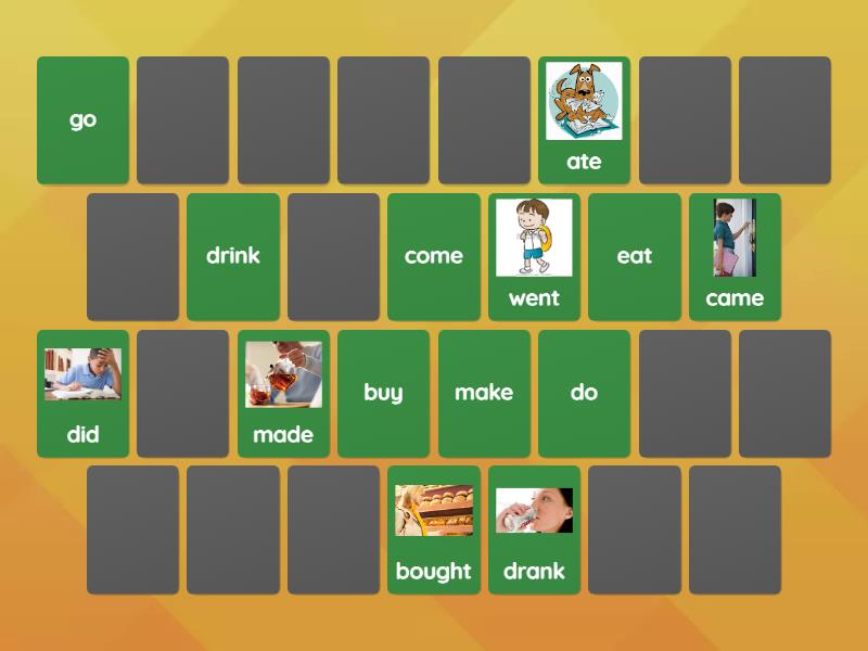 FH 3. Lesson 23. Irregular verbs - Parejas
