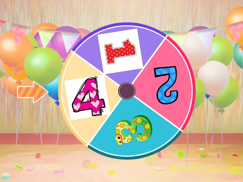 NUMBER WHEEL - Spin the wheel