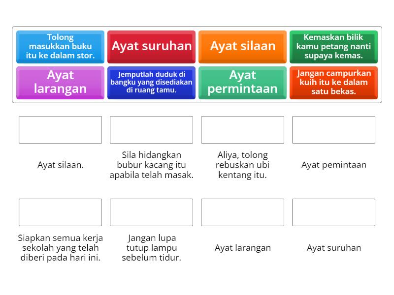 AYAT PERINTAH - Match up