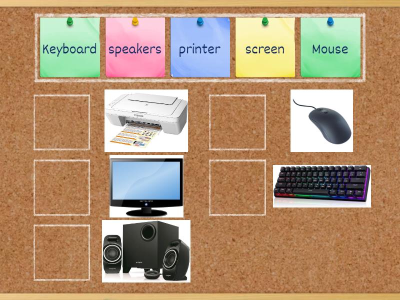 Computer items - Match up