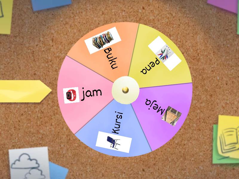 Membaca Kata - Spin the wheel
