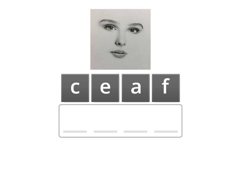 Describing faces - Anagram