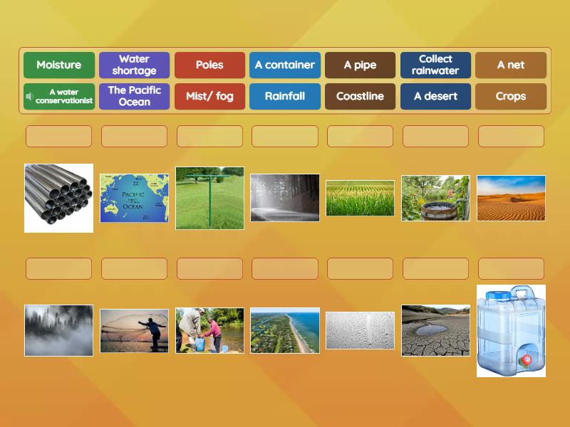 6. Mist catchers - pre-listening/watching vocabulary - Match up