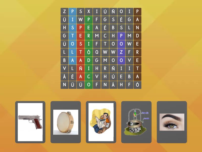 fonema p - Wordsearch