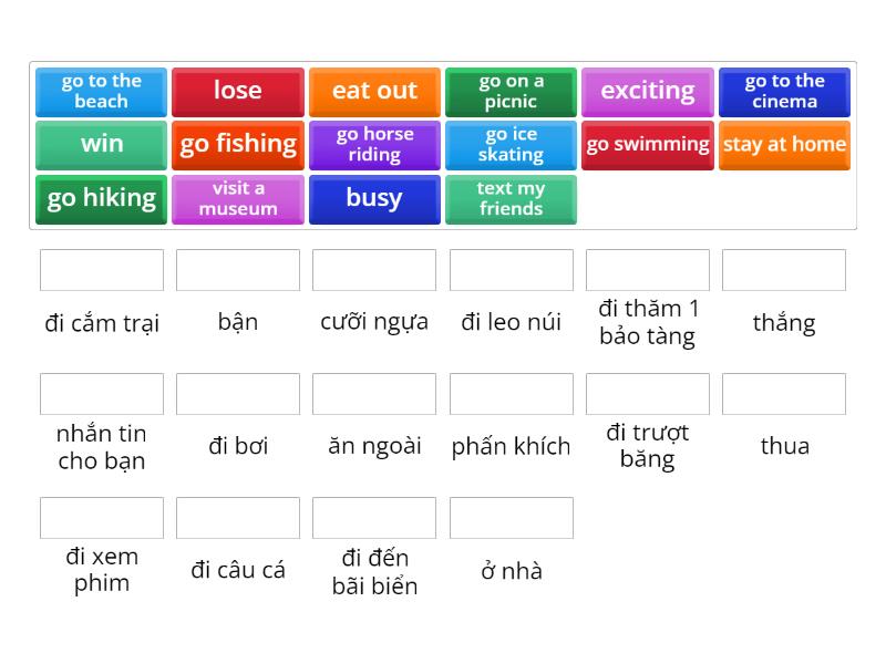Ken unit 9 - Match up