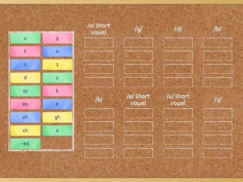 Phonemes 2 - Group sort