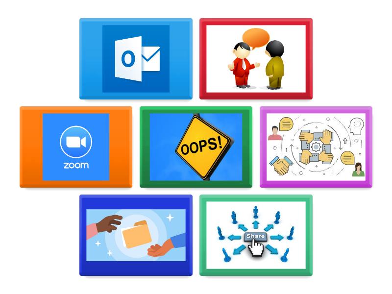 Competence area 2: communication and collaboration - Flip tiles