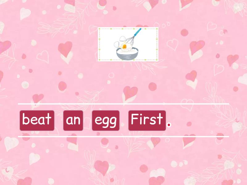 5B Ch1 sequencing words - Unjumble