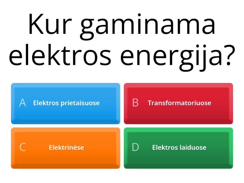 Pasaulio pažinimas. - Quiz