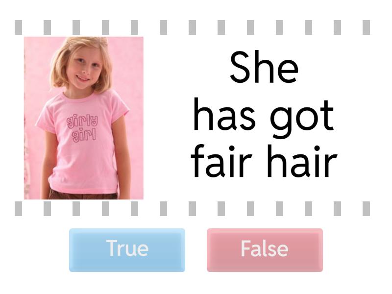 Appearance_1 - True or false