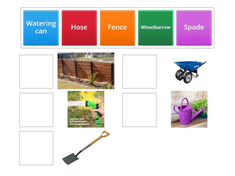 Match the tools with its correct names. - Match up
