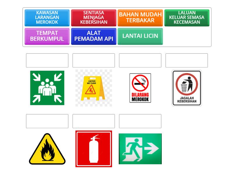 SIMBOL DAN TANDA KESELAMATAN BENGKEL - Une las parejas