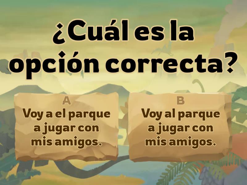 Contracciones AL - DEL - Quiz