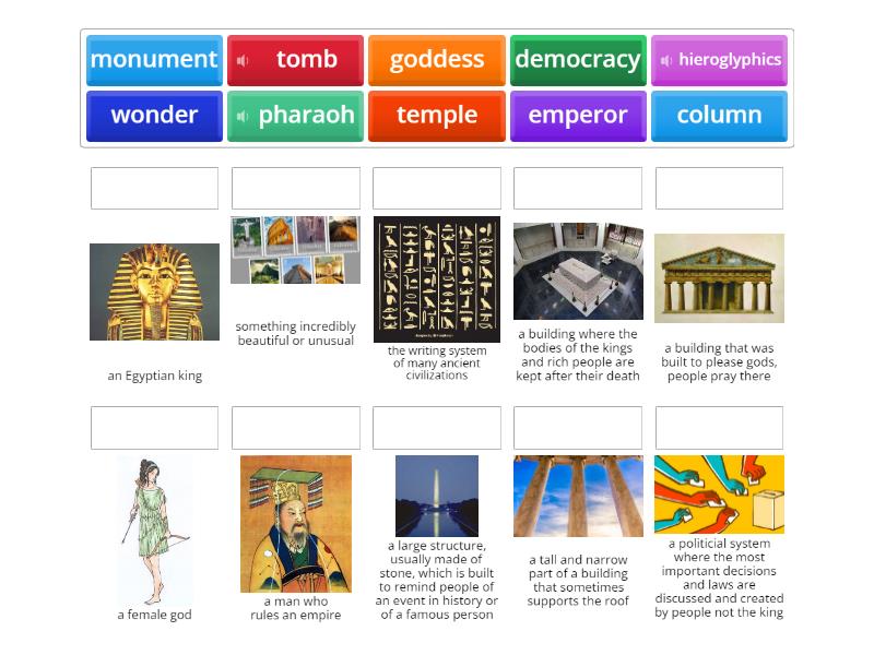 Ancient Civilizations_Vocabulary - Match up
