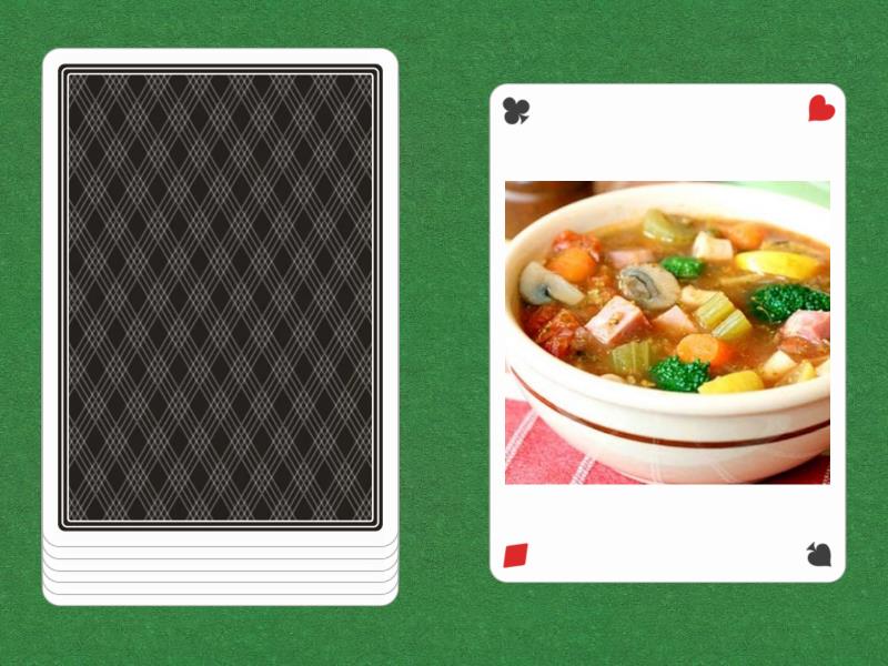 Comida - Speaking cards