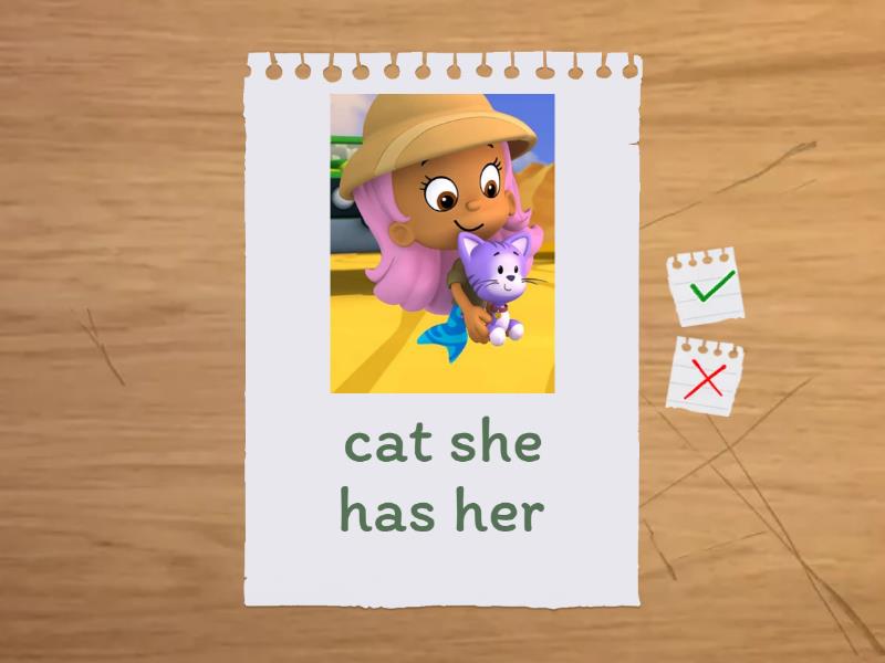 Cartoon Mix and Fix Write - Flash cards