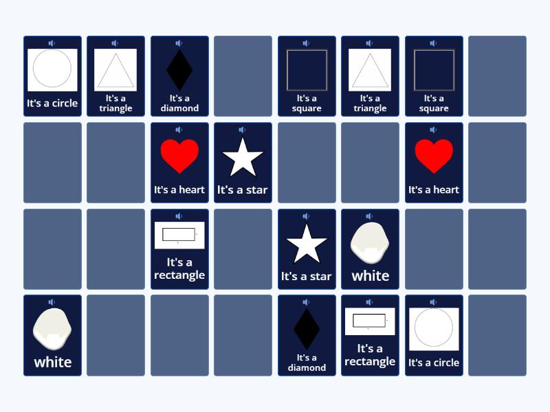 sunny - shapes - Matching pairs