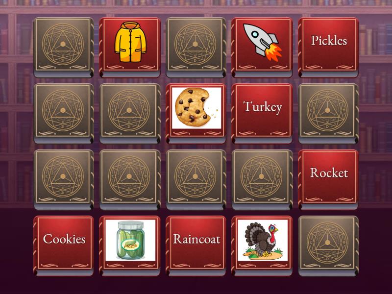 middle /r/ words - Matching pairs